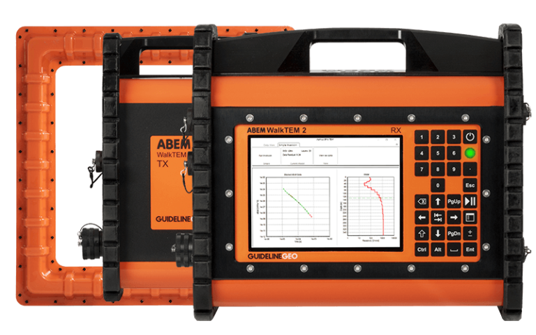 ABEM Resistivity, IP, Seismics, TEM instruments to map the subsurface