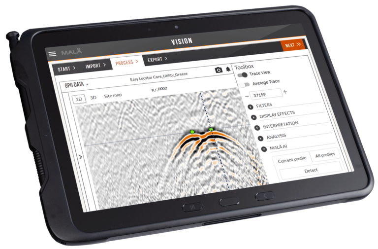 MALÅ Easy Locator Core - The Intelligent ground penetrating radar