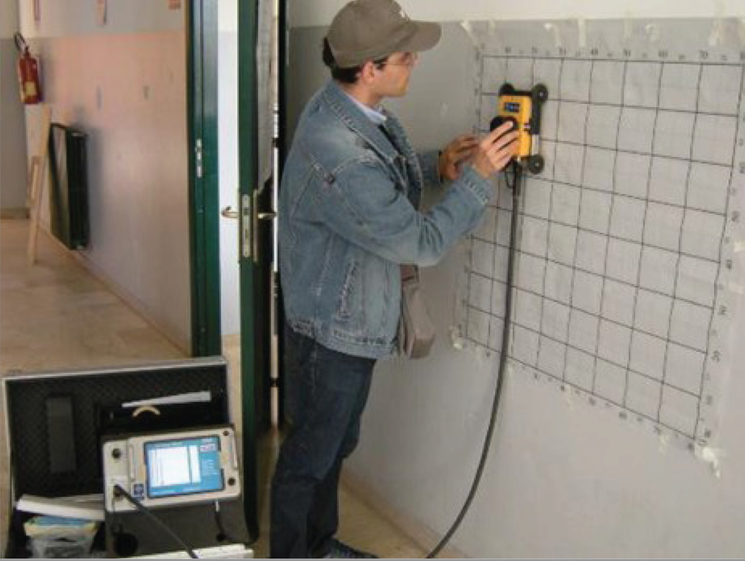 GPR structural survey in one of the first reinforced concrete buildings