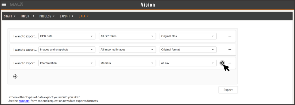 Flexible Dynamic Export functionality released to MALÅ Vision