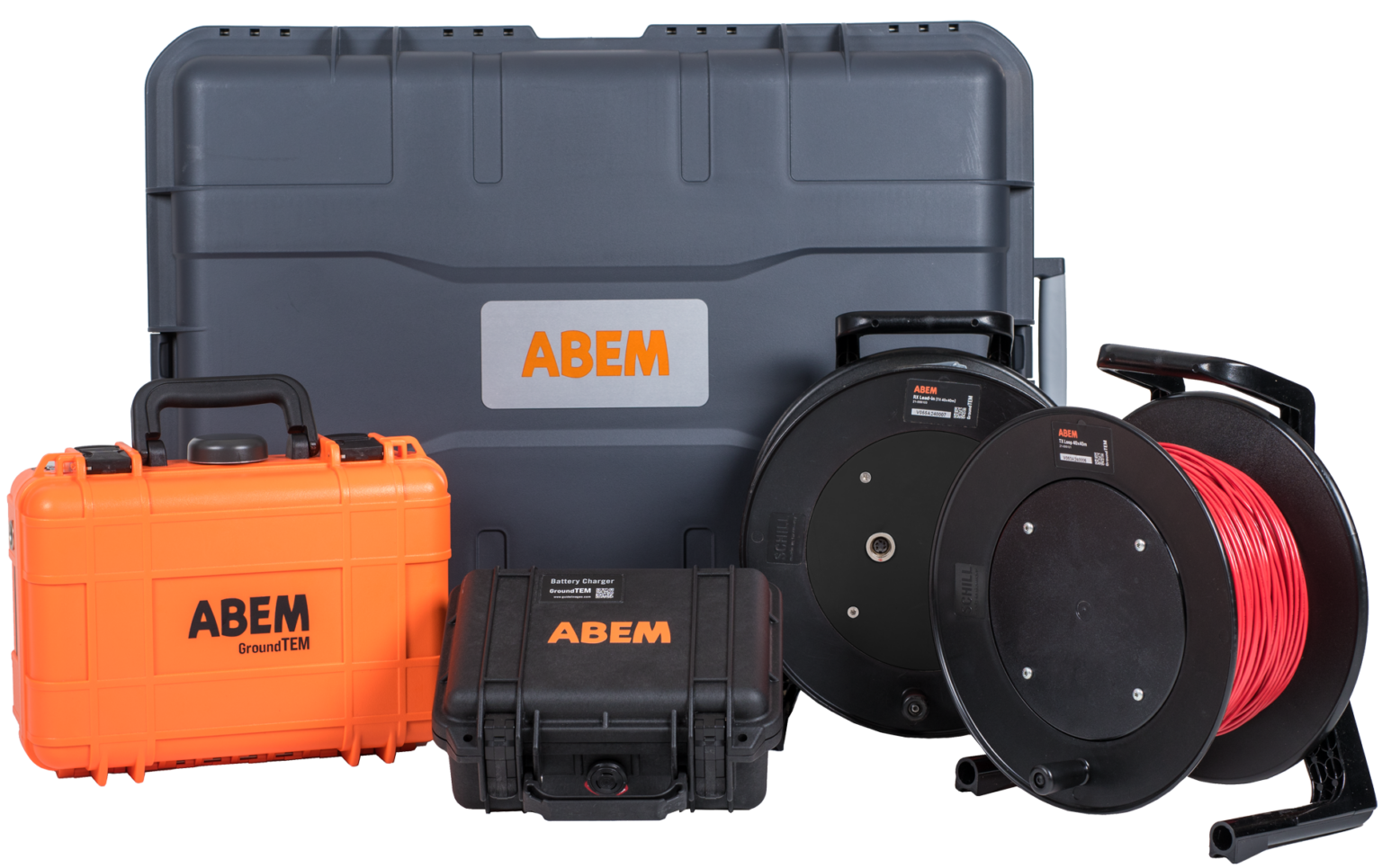 ABEM Resistivity, IP, Seismics, TEM instruments to map the subsurface