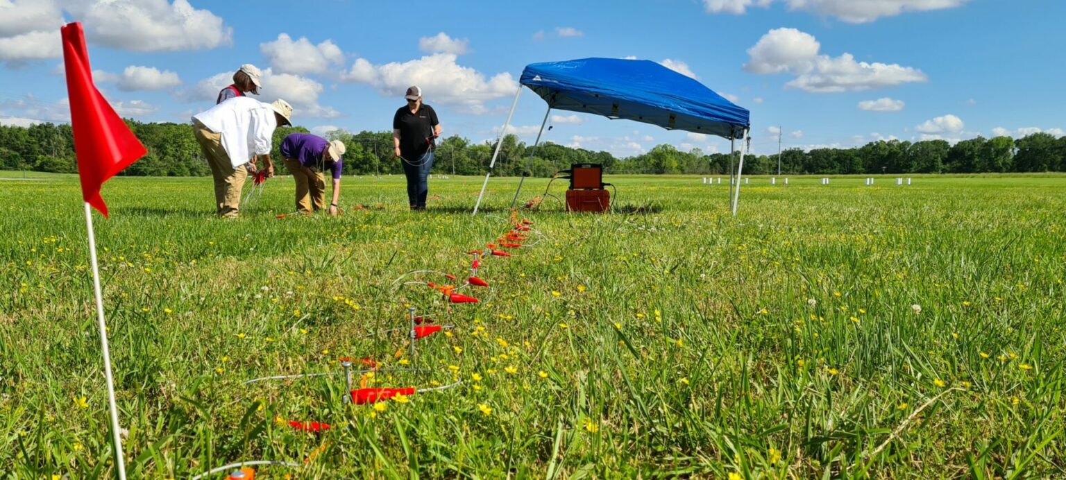 Guideline Geo undertake ERT at Poverty Point World Heritage Site